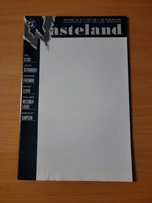 Wasteland #6 ~ NEAR MINT NM ~ 1988 DC Comics | eBay