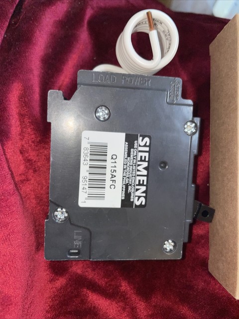 Siemens Q115AFC Energy Circuit Breaker 1-Pole 120/240V 15A for sale ...