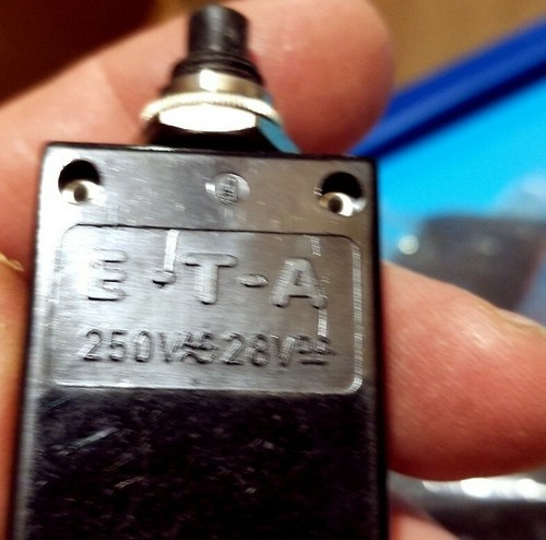 0.4 Amp Circuit Breaker Fuse ETA 45-700-IG1-P10-A3 250VAC 28vdc Onan ...