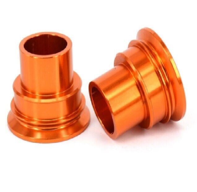 Orange Ktm Rear Wheel Hub Spacers Excf Exc 125 250 300 350 2012-2020 | eBay