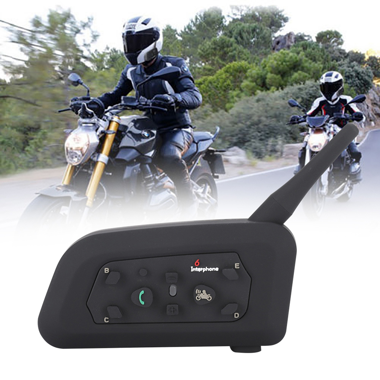 Helmet BT Headset 1200 Meters Wireless Intercom For Motorcycle Ri | eBay