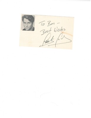 ACTOR TIMOTHY DALY AUTOGRAPH ON CARD | eBay