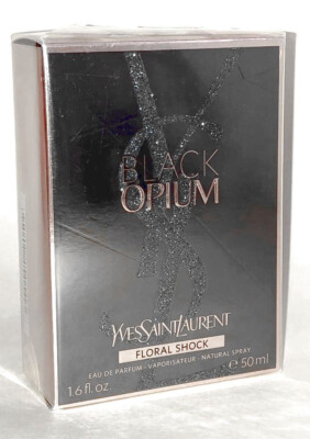 Yves Saint Laurent BLACK OPIUM FLORAL SHOCK Perfume Edp 50ml 1.6oz ...