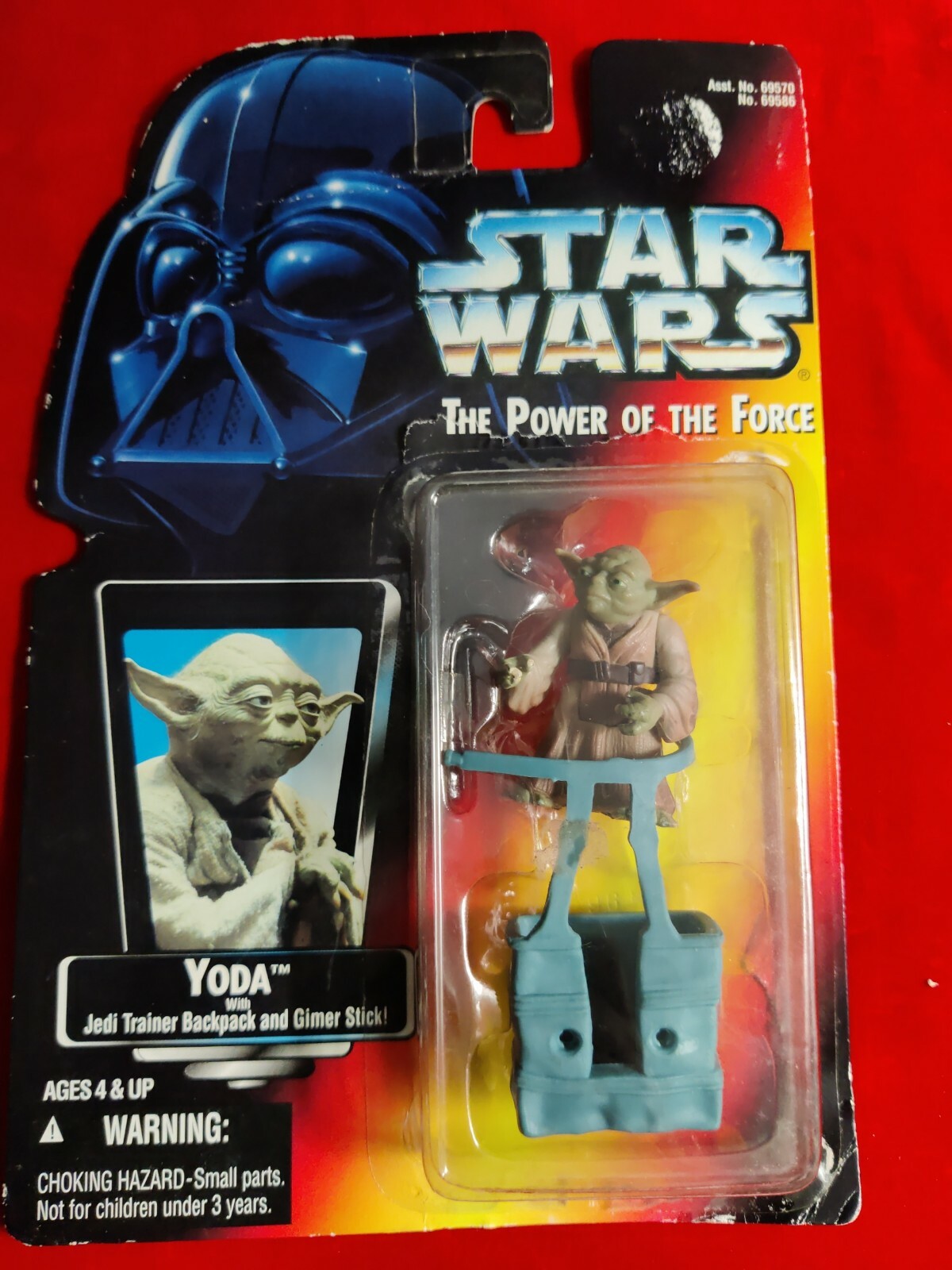 Star Wars Yoda With Jedi Trainer Backpack And Gimer Stick Power Of The ...