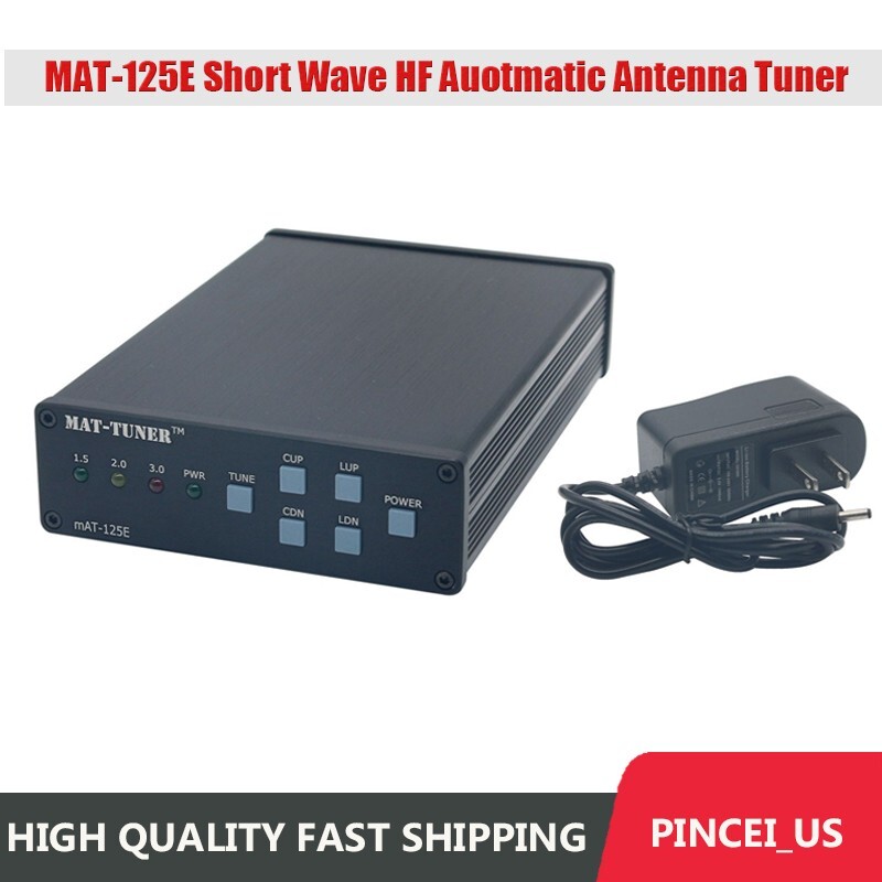 New Version mAT-125E 120W HF Antenna Tuner Automatic Magnetic Latching ...