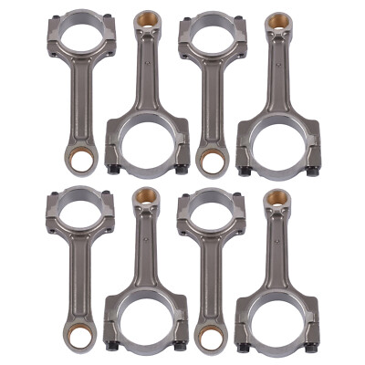 8x Floating Pin Connecting Rod & Bushing 12569639 For GM 5.3 6.0L LS2 ...