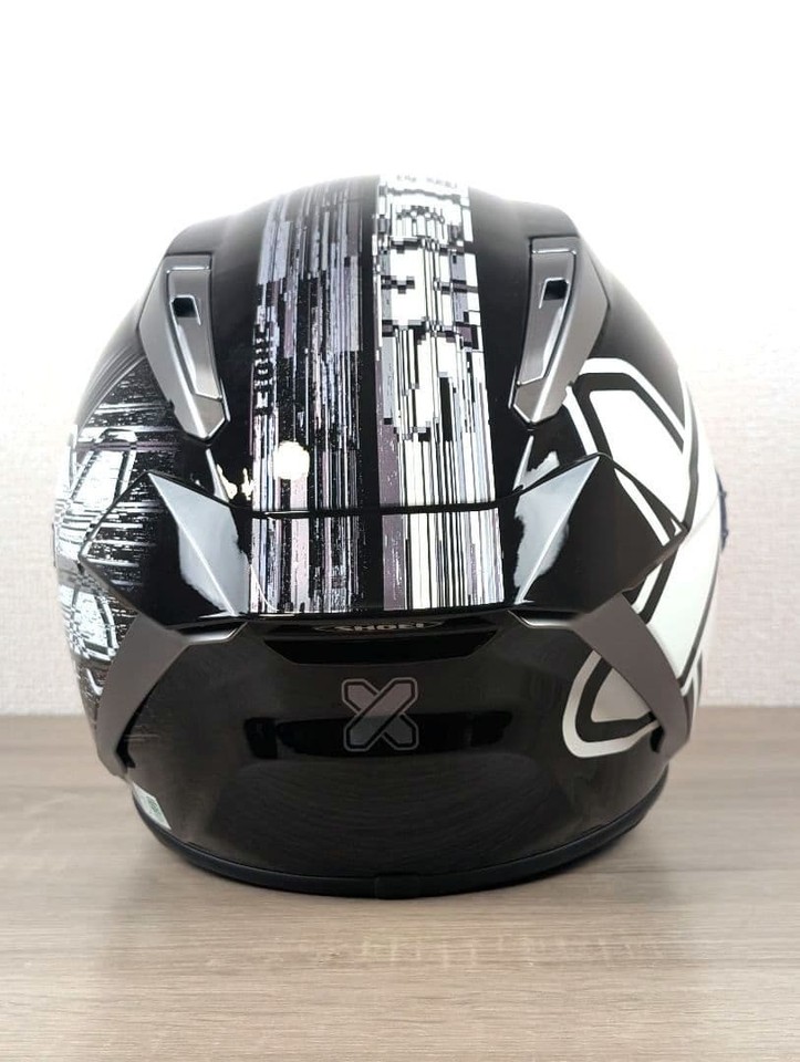 SHOEI X-Fifteen Cross Logo Full-Face Helmet XL Black/White Race-Grade ...