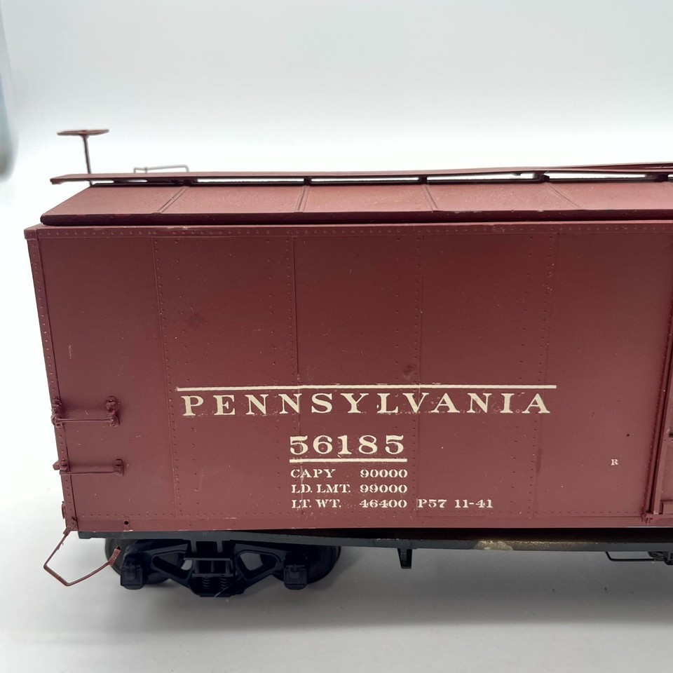 Kadee O Scale PRR Pennsylvania X29 40' Steel Boxcar 56185 2-Rail ...
