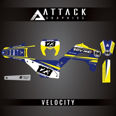 Attack Graphics Custom Velocity Complete Bike Graphics Kit For Sherco ...