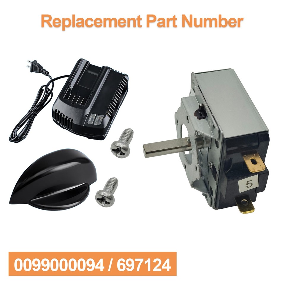 BATTERY CHARGER MECHANICAL TIMER KIT 135 MINUTE W/knob For SCHUMACHER ...