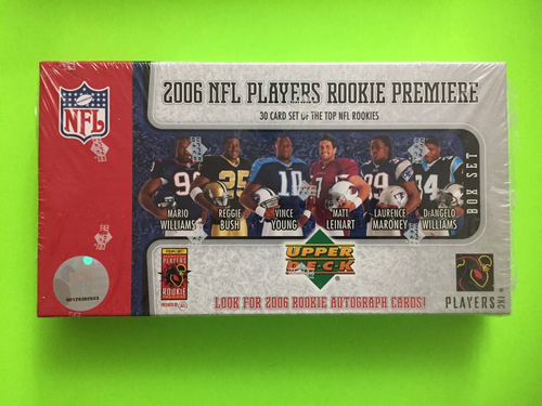 2006 Upper Deck NFL Players Rookie Premiere Box Set Bush Young Leinart ...