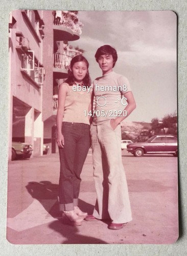 1970's 劉松仁 李影 Hong Kong TV actor /actress Damian Lau Chung Yan Violet ...