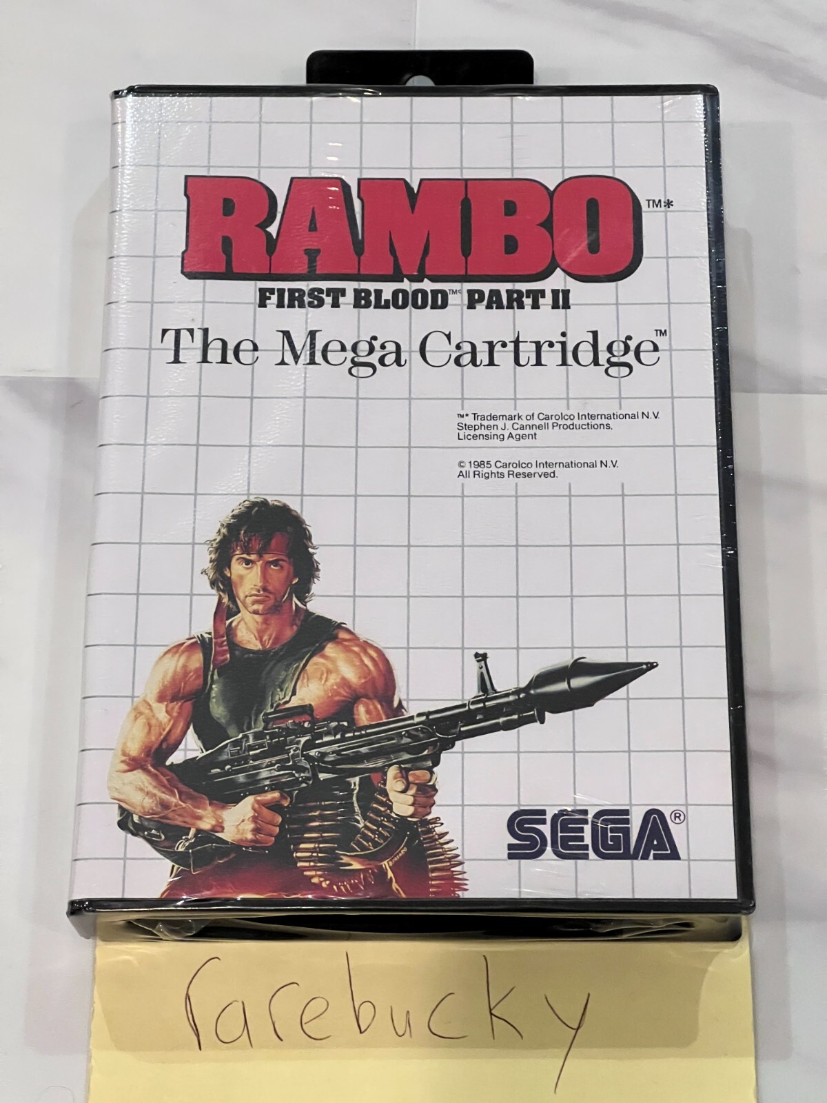 Rambo%3A+First+Blood+Part+II+%28Sega+Master%2C+1986%29 for sale online ...