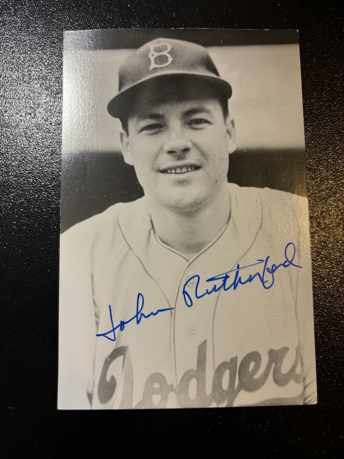 Brooklyn Dodger John Rutherford Autographed Postcard ( 1952) | eBay