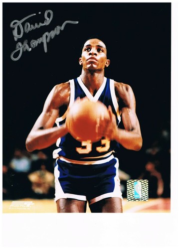 DENVER NUGGETS DAVID THOMPSON SIGNED 8 X 10 AUTOGRAPHED PHOTO | eBay