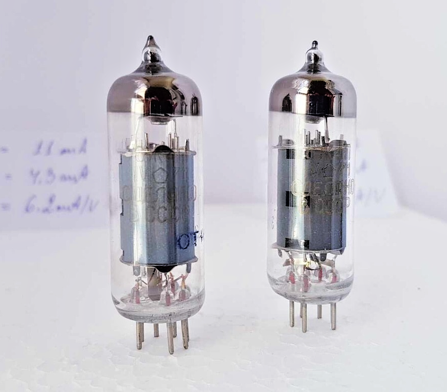 2 x 6J4P NEVZ Matched PAIR STRONG 70s SOVIET Pentode Tubes 6AU6 EF94 ...