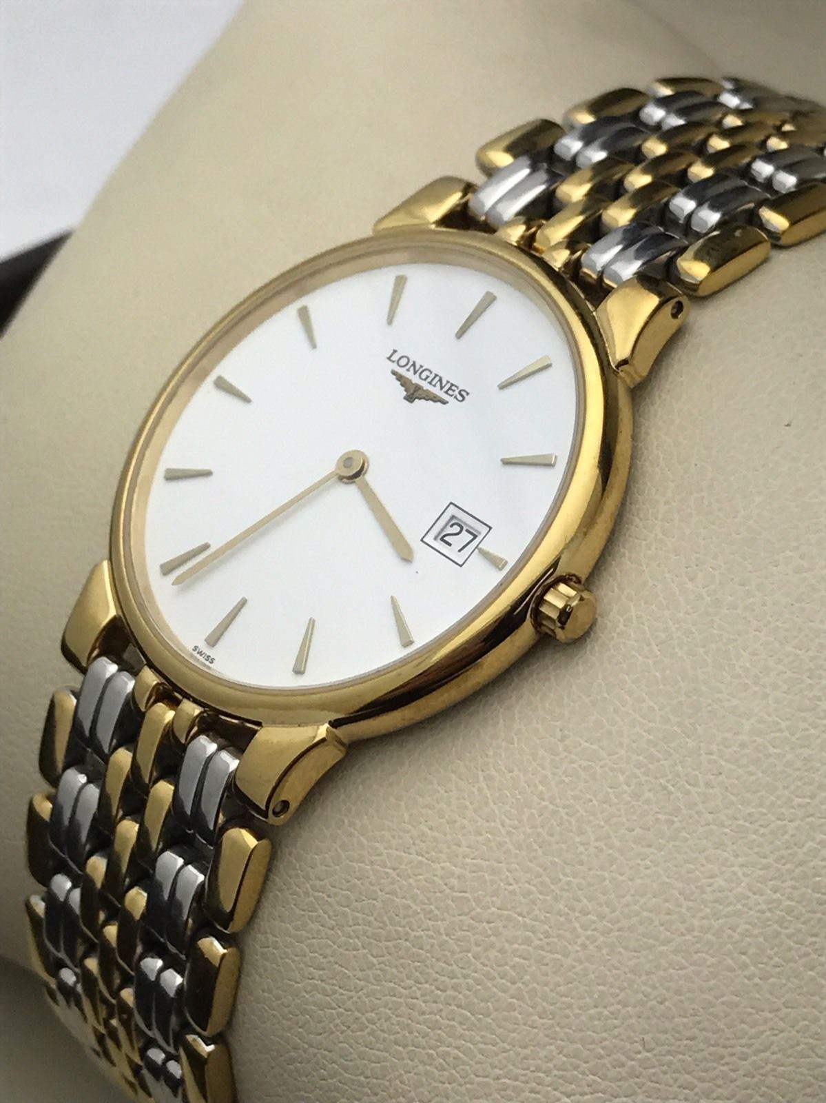 Longines Two-Tone White Dial Les Grandes Classiques Watch L5.632.2 | eBay