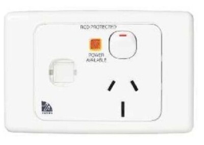 Medilec ML2000 SINGLE SWITCHED SOCKET 10A 250V Neon, Circuit ID ...