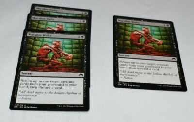 MTG card: 4x Macabre Waltz, Black Common Sorcery, Origins | eBay
