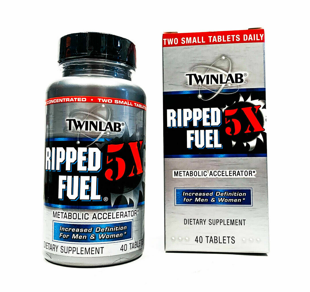 Twinlab RIPPED FUEL 5X Fat Burner Weight Loss Energy - 40 Tablets | eBay