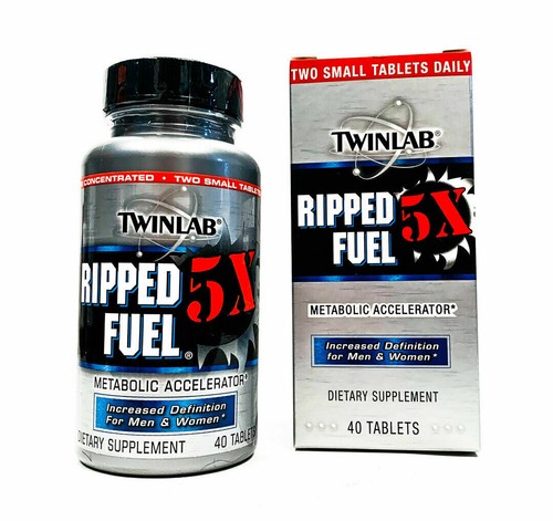 Twinlab RIPPED FUEL 5X Fat Burner Weight Loss Energy - 40 Tablets | eBay