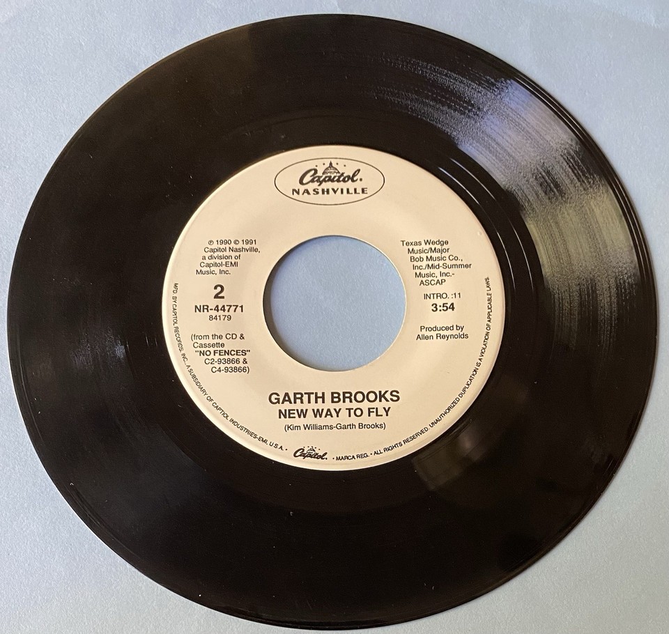 Garth Brooks " Rodeo / New Way To Fly " 45 vinyl record | eBay