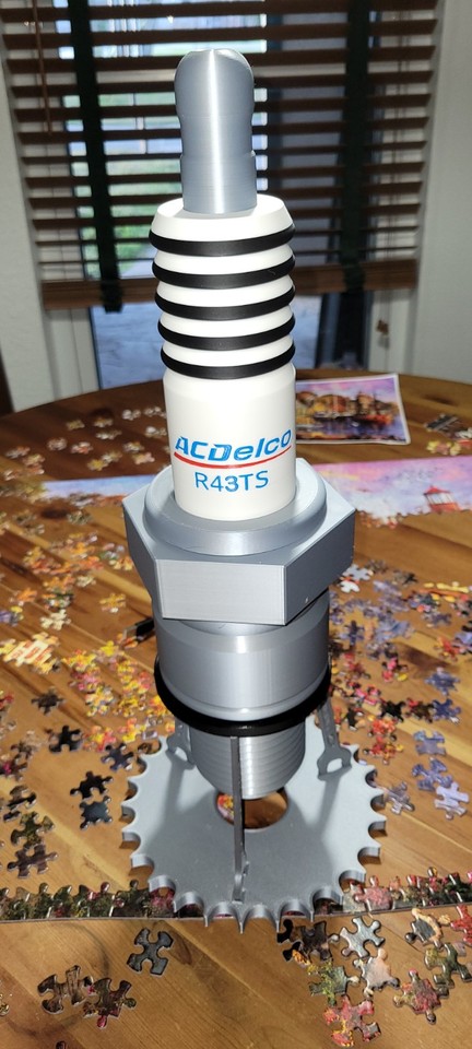 LED RGB Spark Plug Lamp – Remote Controlled, Color Changing, 100 Logos ...