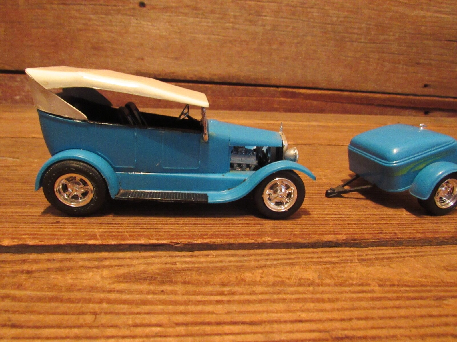 Vintage Custom HOT ROD RAT ROD Built Plastic Model Kit JUNKYARD PARTS ...