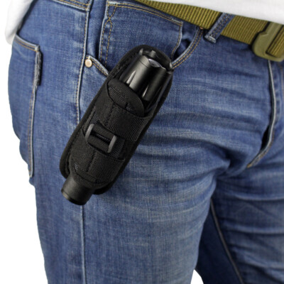 Duty Belt Flashlight Holster for Tactical Flashlight Holder 360 ...