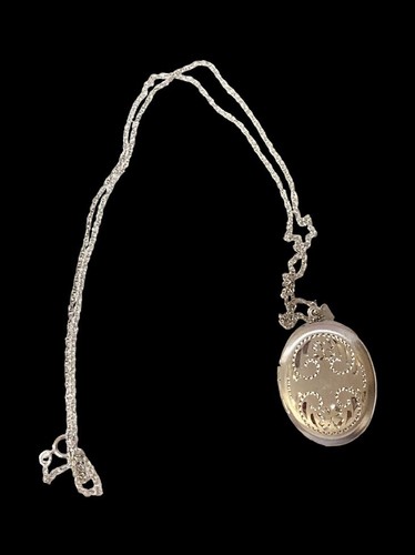 Vintage Sterling Silver. Beau B Sterling. Double Locket 18 inch ...