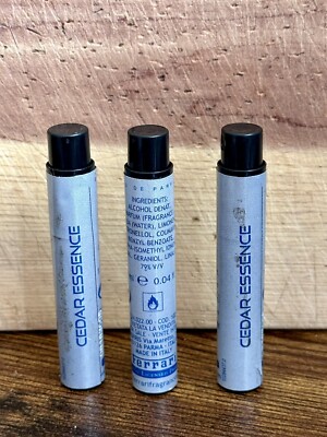 3x FERRARI CEDAR ESSENCE by Ferrari Authentic Samples .04 oz | eBay