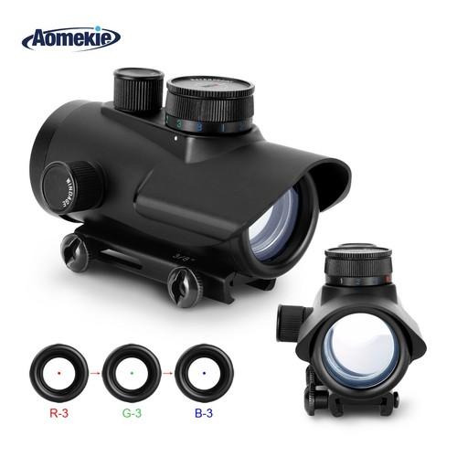 5 MOA Red Dot Sight Reflex Rifle Scope 30mm FMC Lens with 22mm/11mm ...