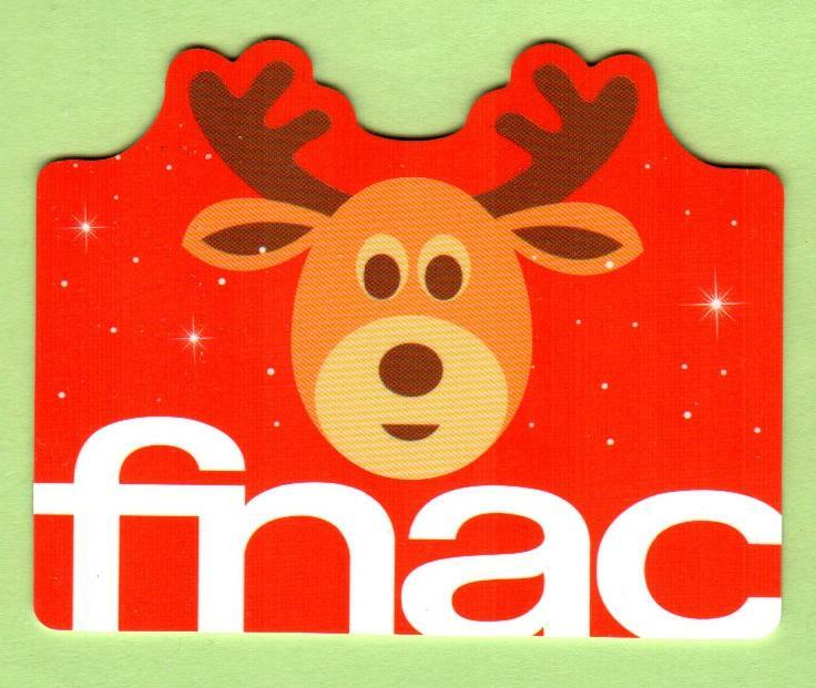 FNAC ( France ) Die-cut Reindeer 2014 Gift Card ( $0 ) | eBay