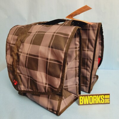 Bontrager Basic Double Pannier Rear Rack Mount Bicycle Commuter Bags ...