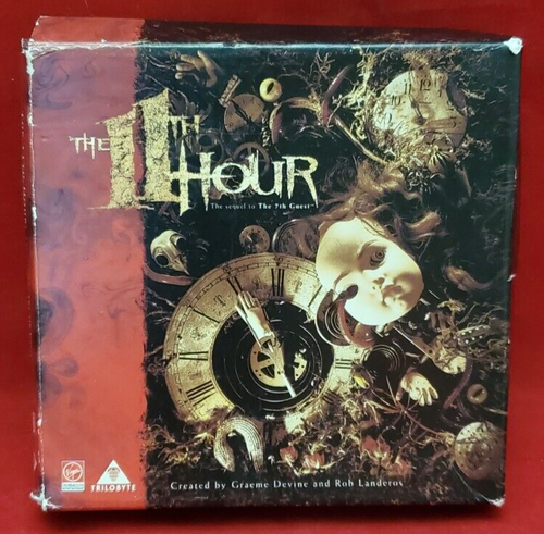The 11th Hour PC CD-ROM Game Puzzle Adventure 1995 Virgin Complete and ...