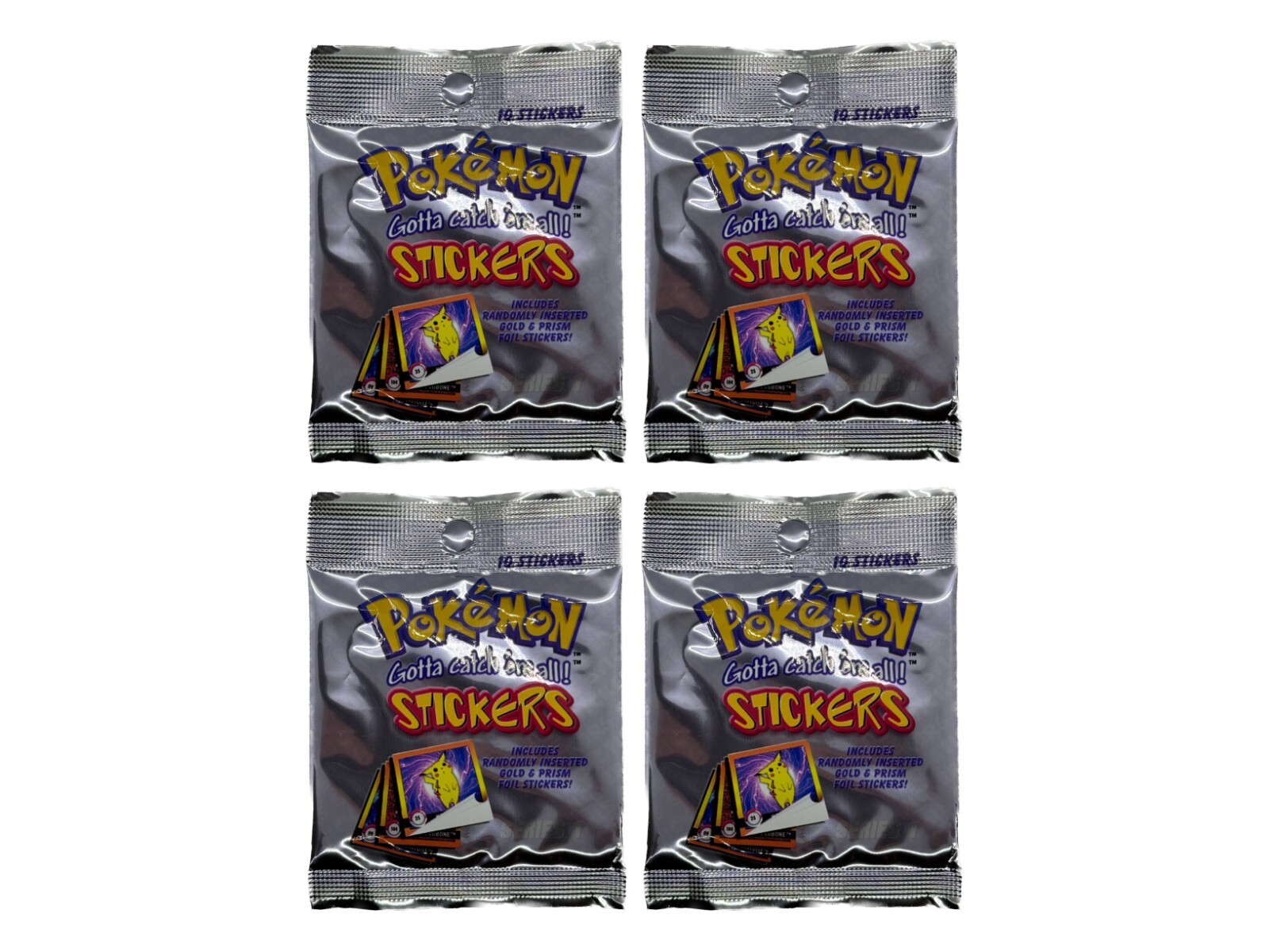 1, 2, 3, 4, 5, 6, or 10 1999 Pokemon Artbox Stickers Series 1 Booster ...