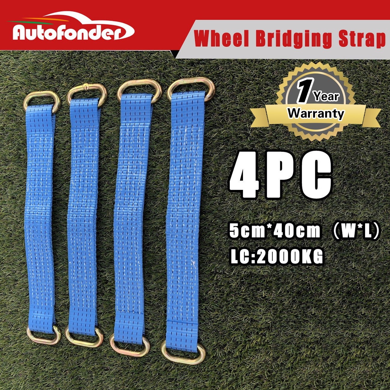 4PC Wheel Bridging / Link / Strap Trailer Tie Down Car Recovery 16 ...
