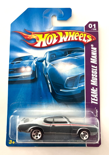 Hot Wheels ~ ‘69 Pontiac GTO Judge ~ Team: Muscle Mania ~ Silver | eBay
