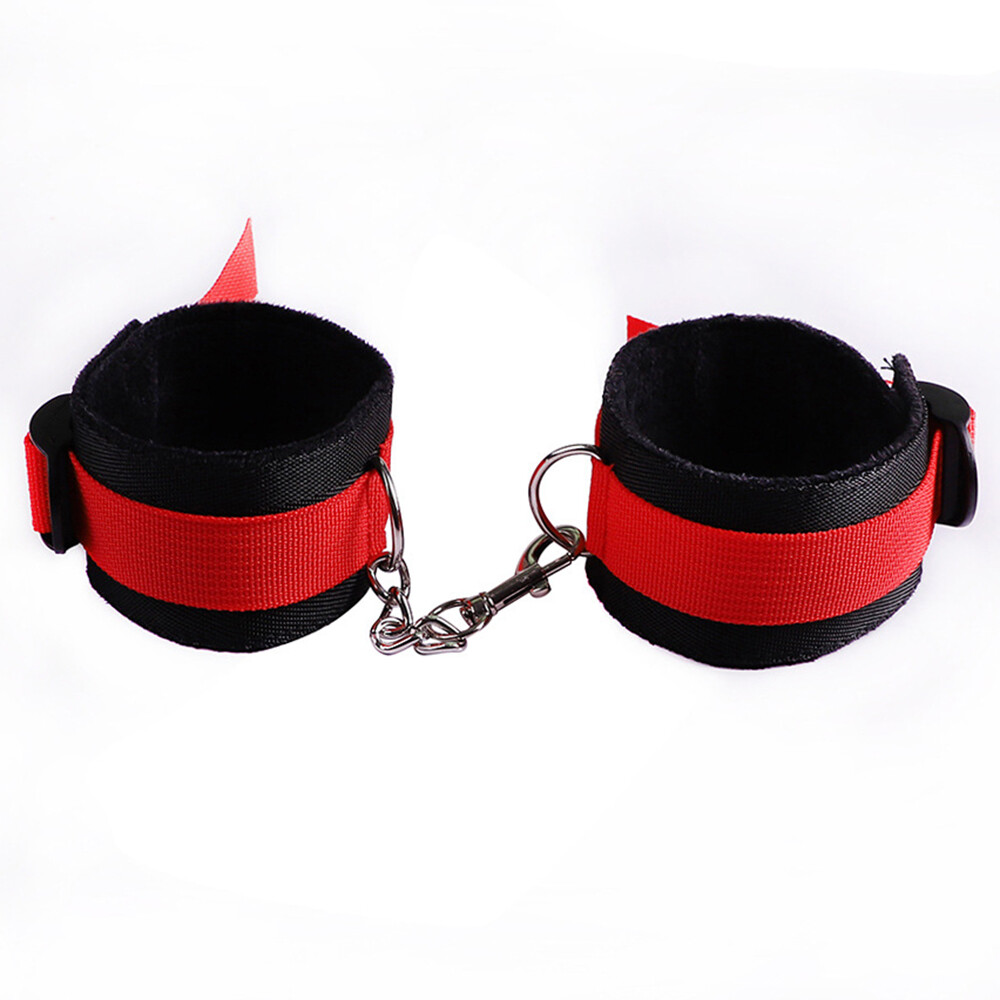 Cytherea 7 Pieces Bondage Set Restraint Love Handcuffs BDSM Slave game ...
