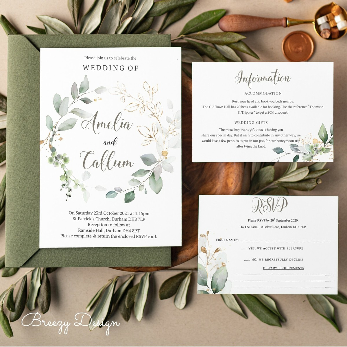 Personalized Wedding Invitations