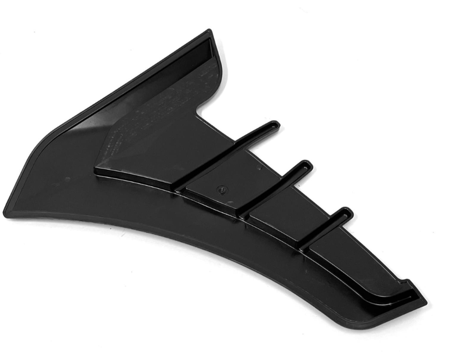 Black Flexible Decor Fender Side Air Vents Grilles Diffuser Intake Trim ...