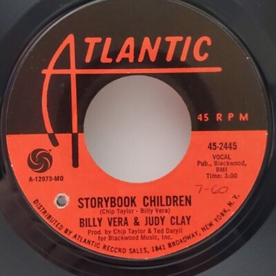 Billy Vera & Judy Clay STORYBOOK CHILDREN (SOUL 45) #2445 PLAYS VG++ NO ...