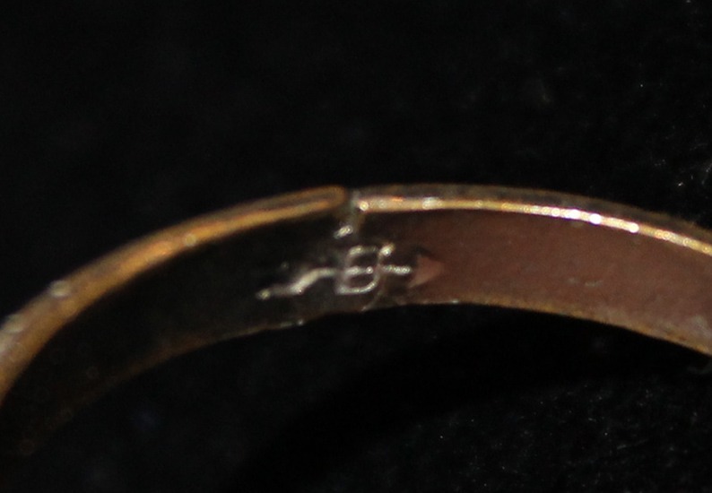 Great Early WWII US Army Armored Ring with M3 Stuart Light Tank size 8. ...