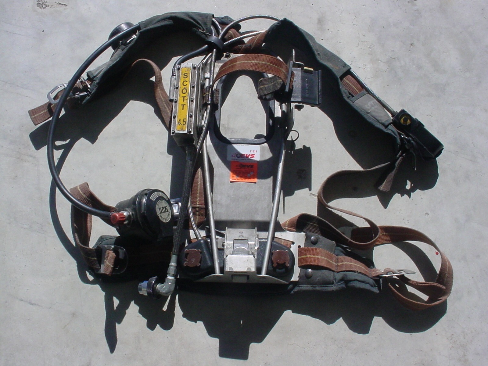 SCOTT AP50 4.5 SCBA AIR PACK FIREMAN FIRE DEPT FIREFIGHTER | eBay