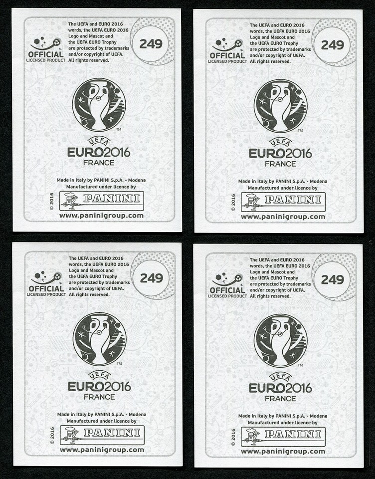 Panini: EM 2016 / Euro 2016 / 4 x Toni Kroos (249) ! | eBay.de