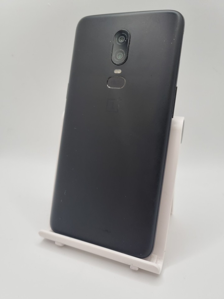 OnePlus 6 Black Unlocked Dual SIM 64GB 6.28" Android Smartphone Cracked ...