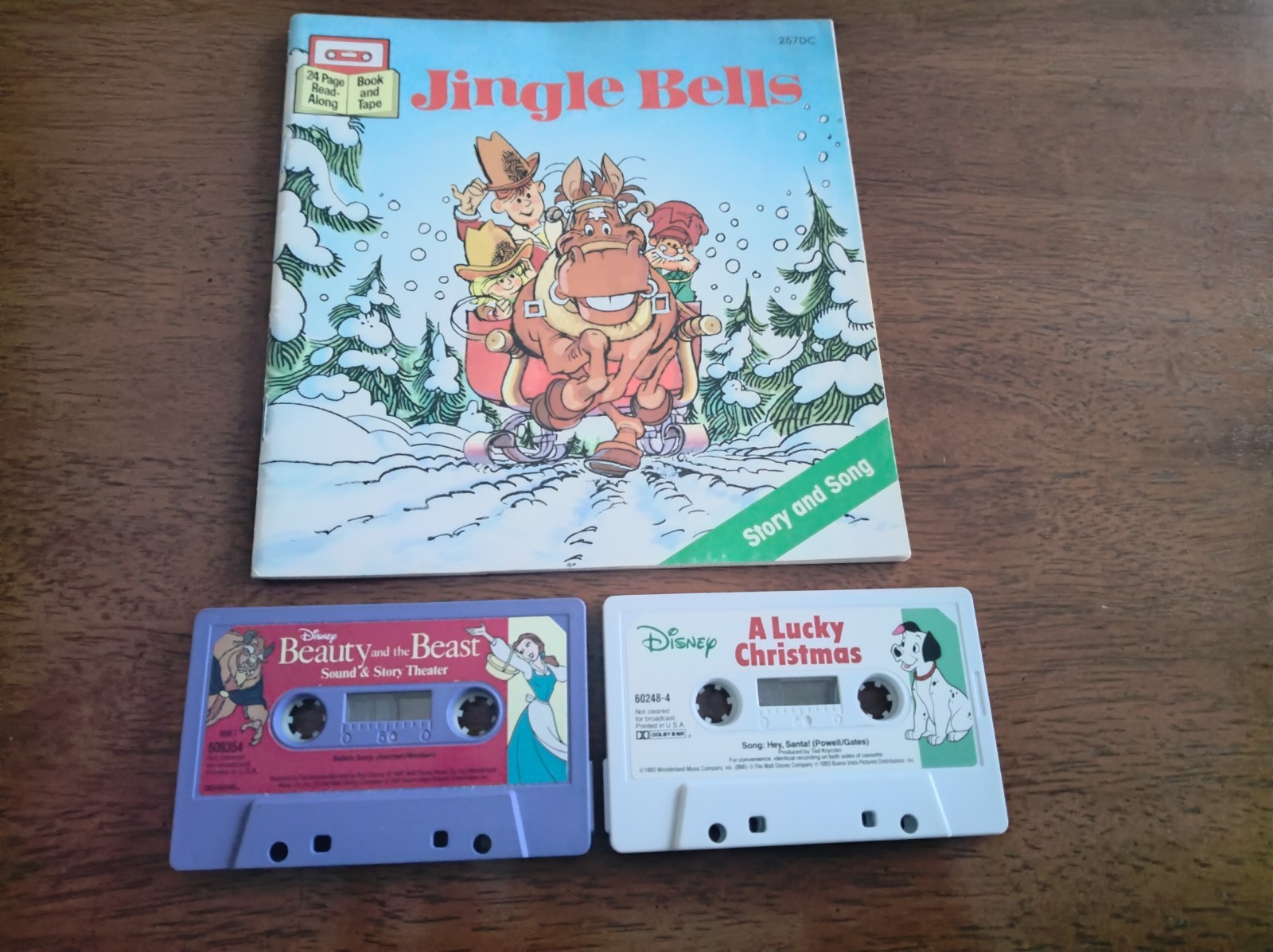 Vintage Walt Disney Christmas Read Along Book and Tapes Mixed ...