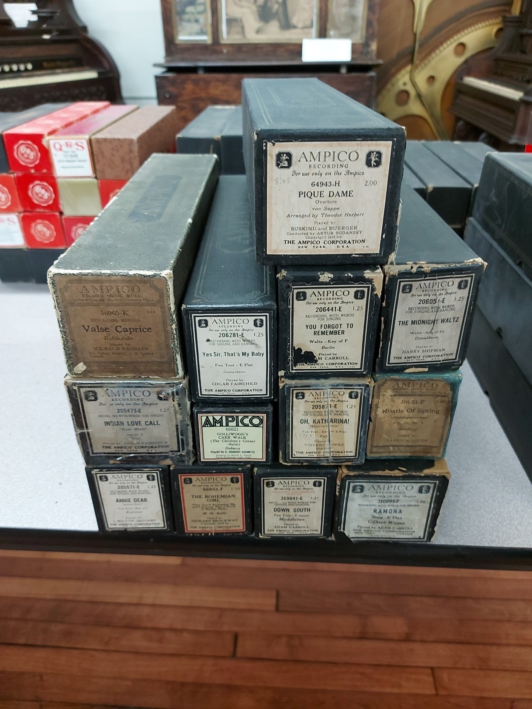 Lot of 13 Vintage Ampico Reproducing Piano Rolls | eBay