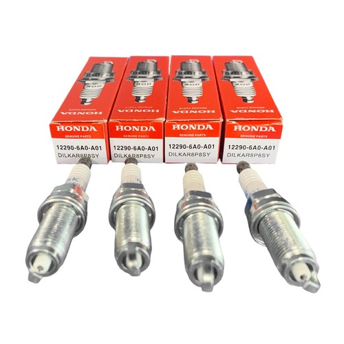 4Pcs Genuine NGK 12290-6A0-A01 Spark Plug DILKAR8P8SY For Honda Civic ...