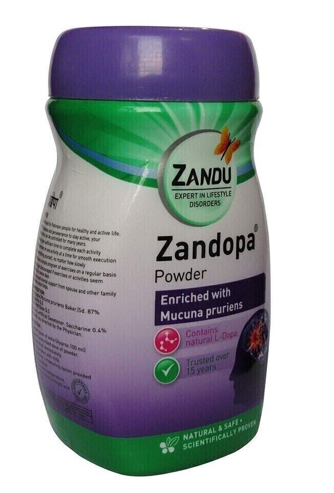 Zandu Zandopa HERBAL Ayurvedic Powder 200gm Mucuna Pruriens Parkinson ...